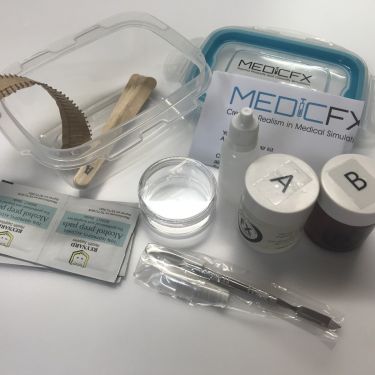 Silicone repair kit voor MEDICFX ( rode wond)modellen - Skills Meducation