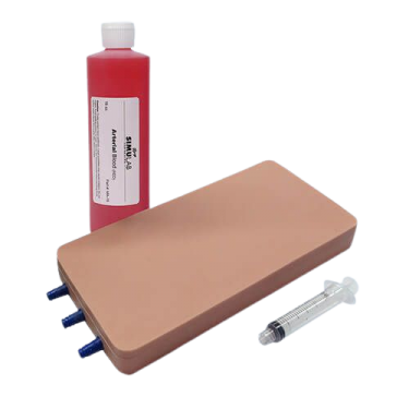 Venipuncture pad with nerves (4x8x1) - Skills Meducation